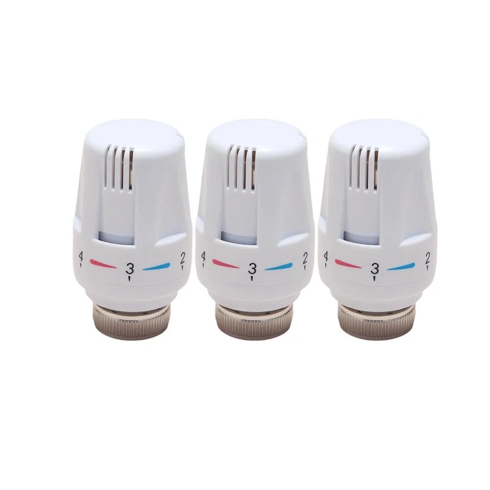 Термостатические клапаны радиатора, 3шт, цвет: 3pcs