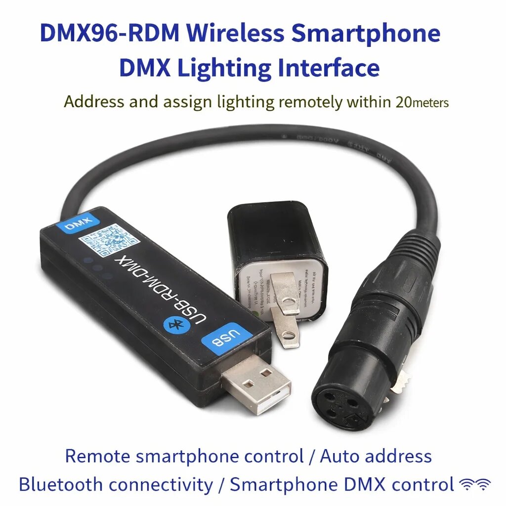 Беспроводной DMX контроллер USB-RDM-DMX2.0, Android Version