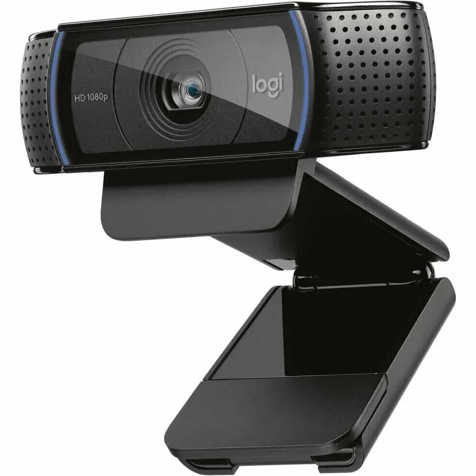 Камера Web LOGITECH HD Pro C920 черная 2Mpix 1920x1080 USB2.0 с микрофоном 960-001062