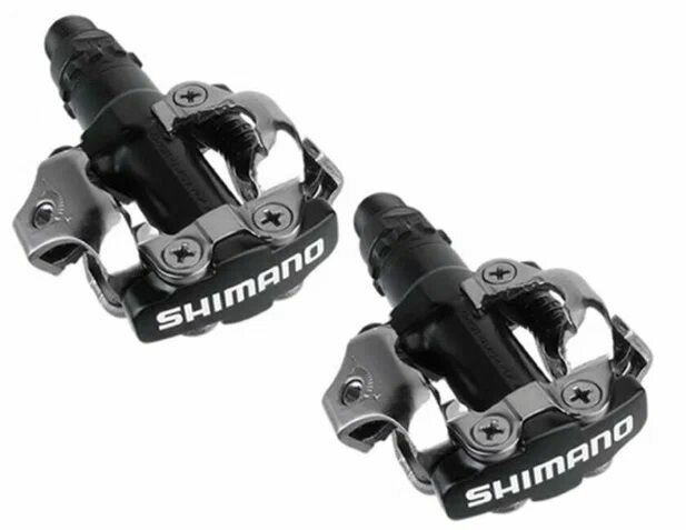 Педали Shimano, M520, с шипами, черный