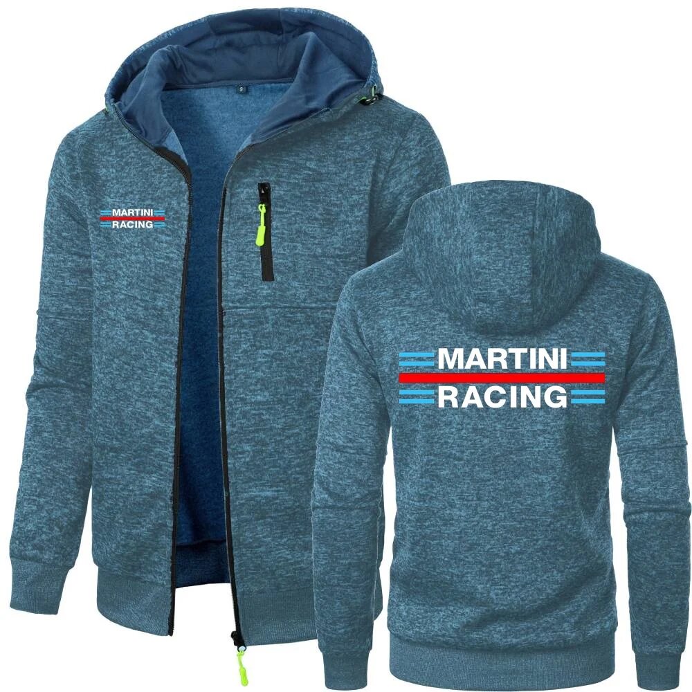 Мужская флисовая толстовка Martini Racing, Denimblue