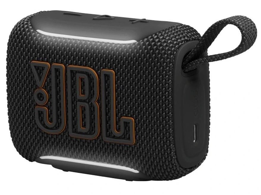 Портативная колонка JBL GO 5, Черная, IP68, Bluetooth 6.0, 8 ч работы, 4.8 Вт