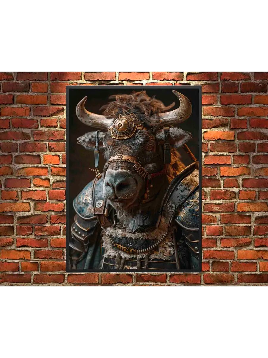 Як - сельскохозяйственное животное-Рыцарь 4, Плакат 30x42см