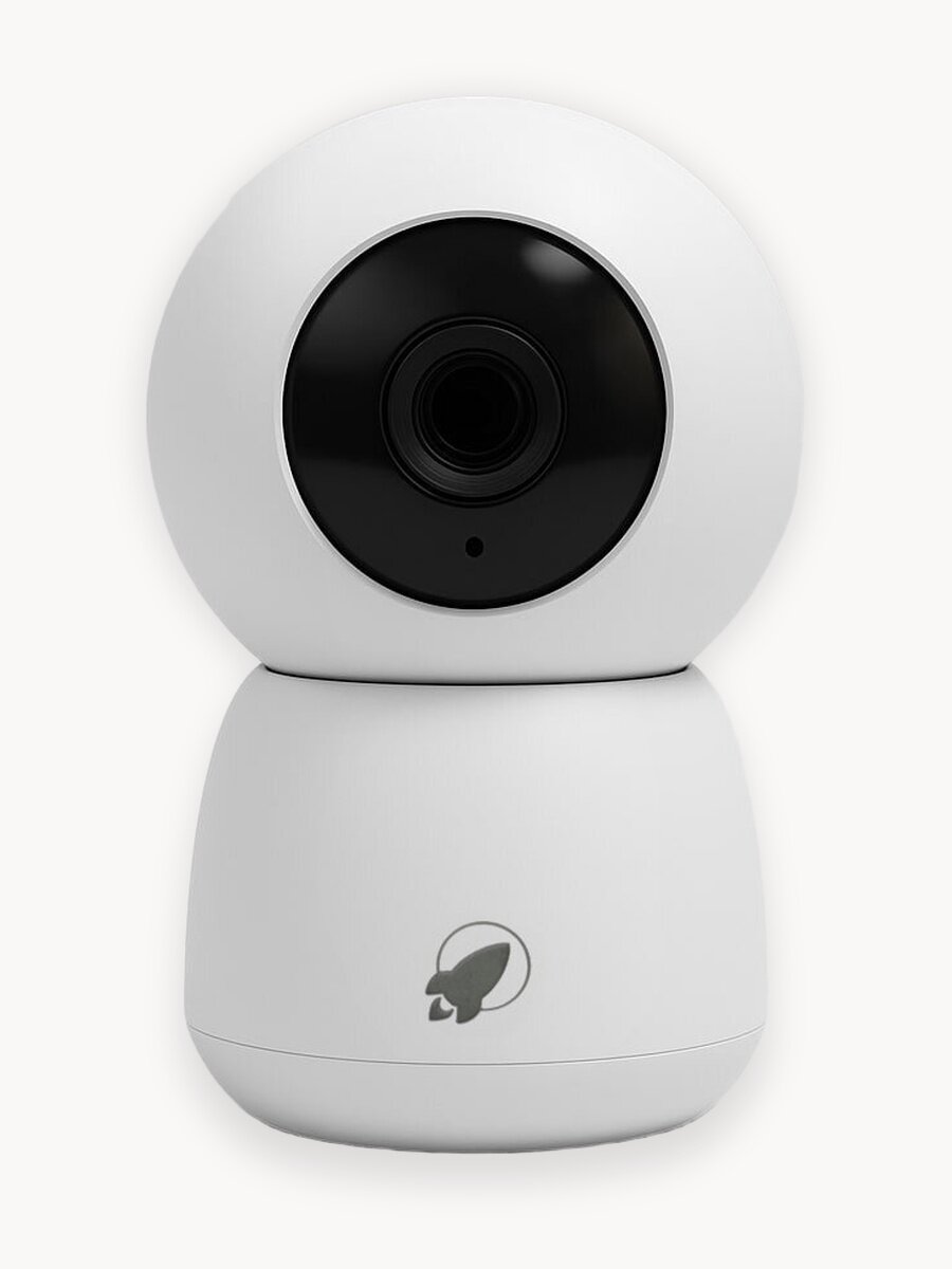 Умная камера RokettoMi Wi-Fi 2K 360 c Яндекс Алисой, поддержка карт памяти до 128Гб и облачное хранение