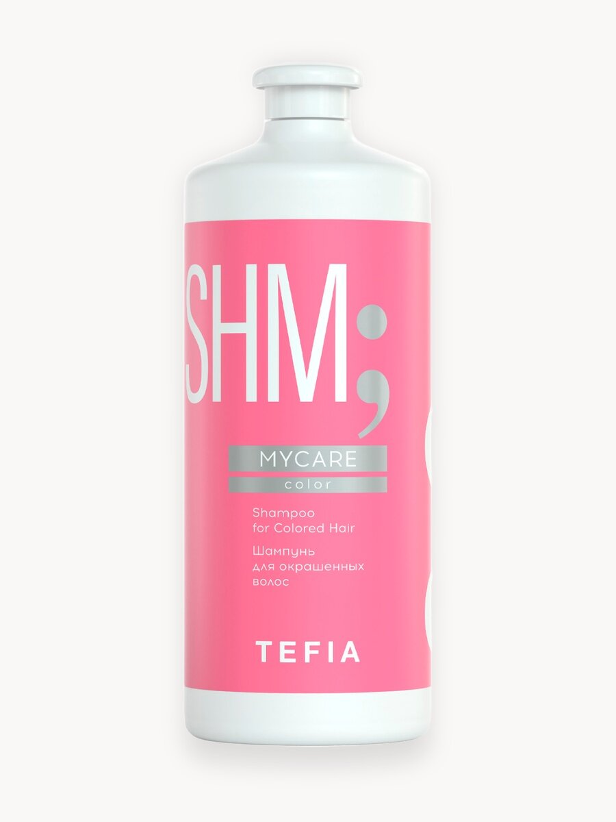 Шампунь Tefia SHM MyCare, для окрашенных волос, с маслами, коллагеном и эластином, 1000мл