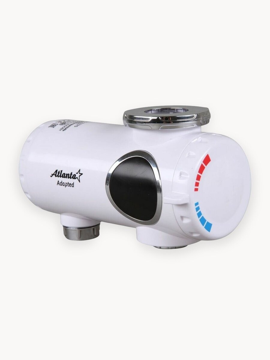 Водонагреватель проточный Atlanta ATH-7425 на смеситель белый