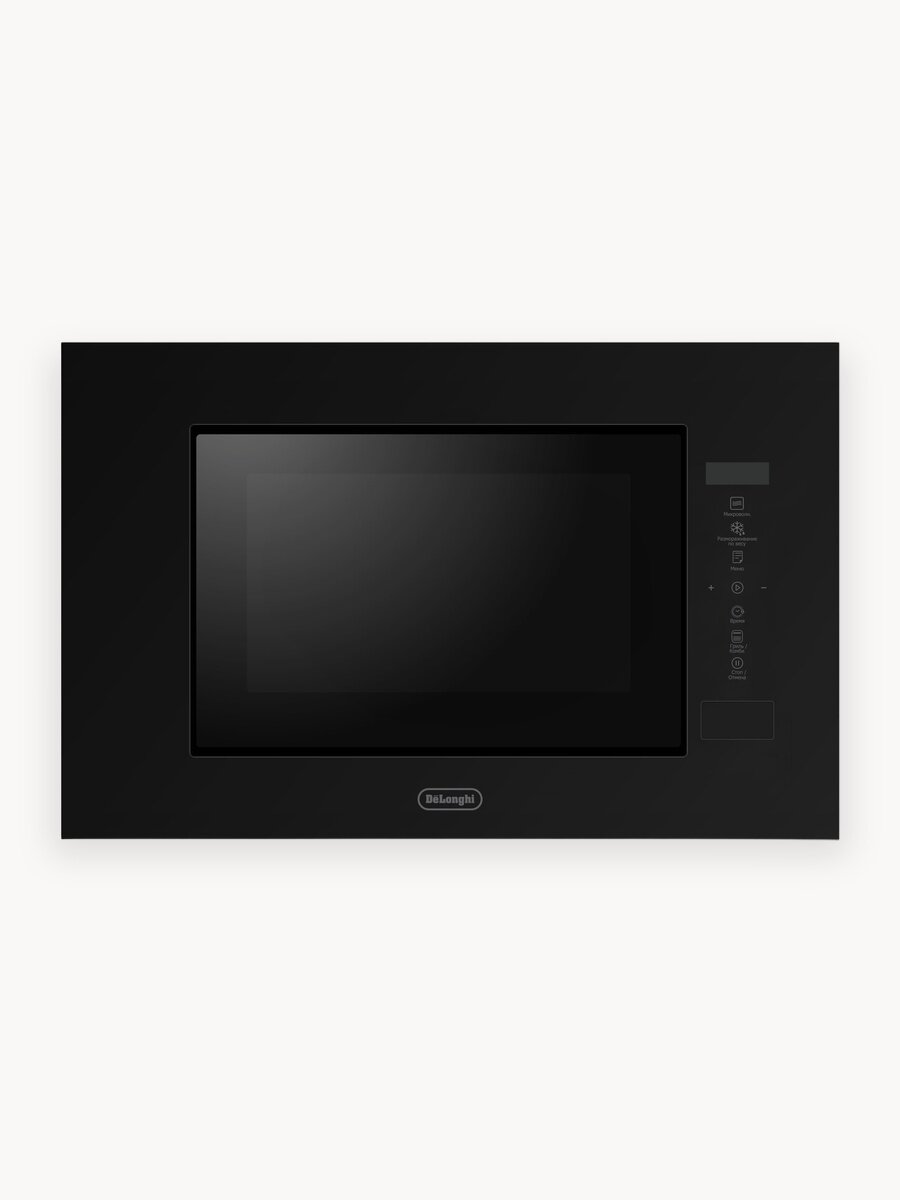 Микроволновая печь DeLonghi DMO 20NB PALERMO, встраиваемая, свч, 700 Вт, гриль, 10 уровней мощности, 9 автопрограмм