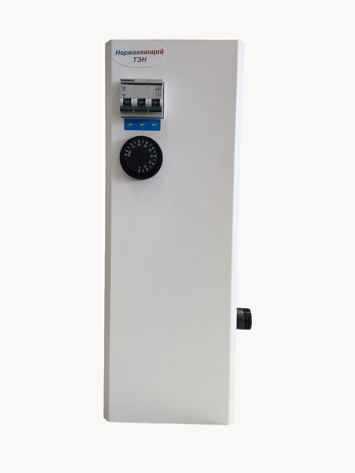 Электрический котел, электрокотел ЭВПМ (ЭВП) 3 кВт 220 В с нержавеющим ТЭНом, на автомате