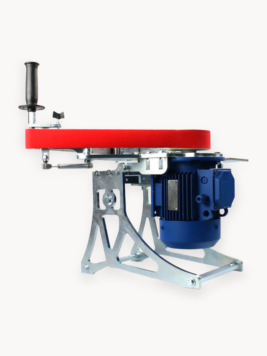 Шлифовальный станок гриндер ленточный MG-1600A "Мастер" с поворотной рамой + Частотный преобразователь 1.5 кВт IP54 220В