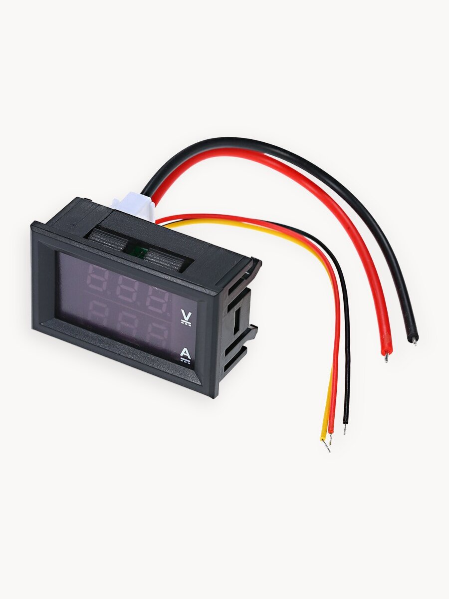 Цифровой вольтметр, амперметр DC 100В 10А