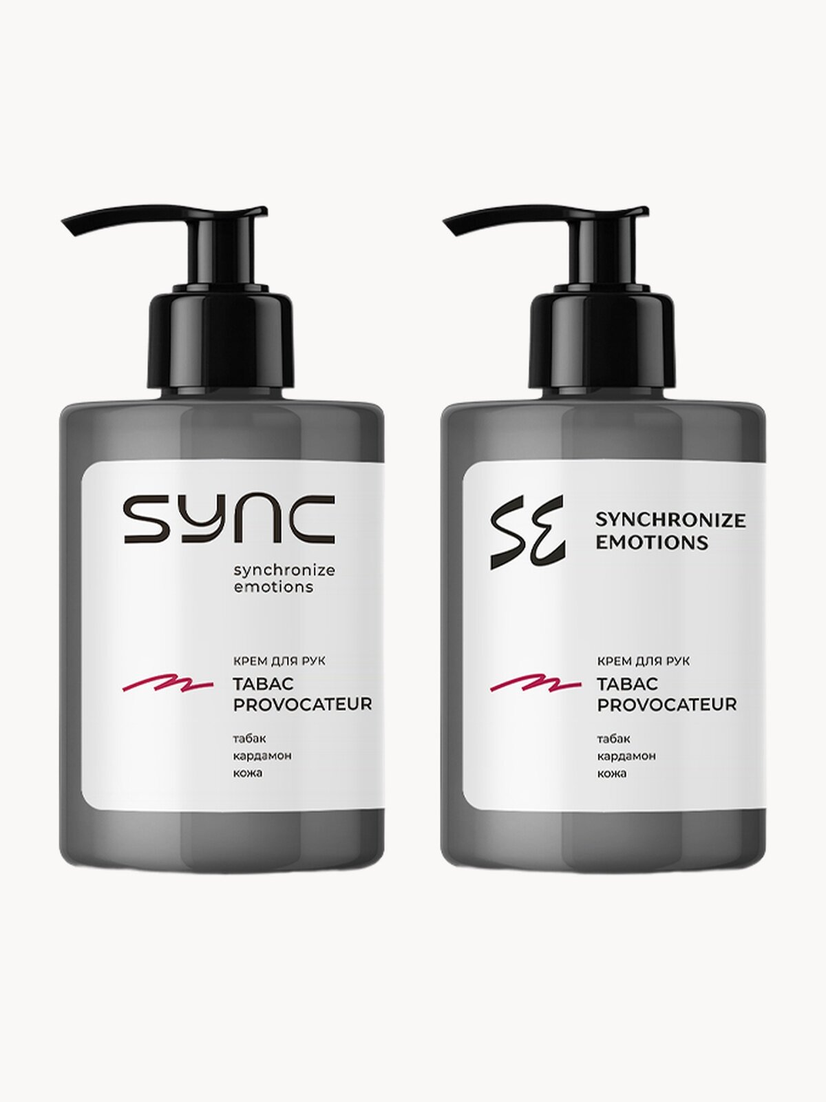 Synchronize emotions Крем для рук и тела парфюмированный увлажняющий Tabac Provocateur, 100 мл