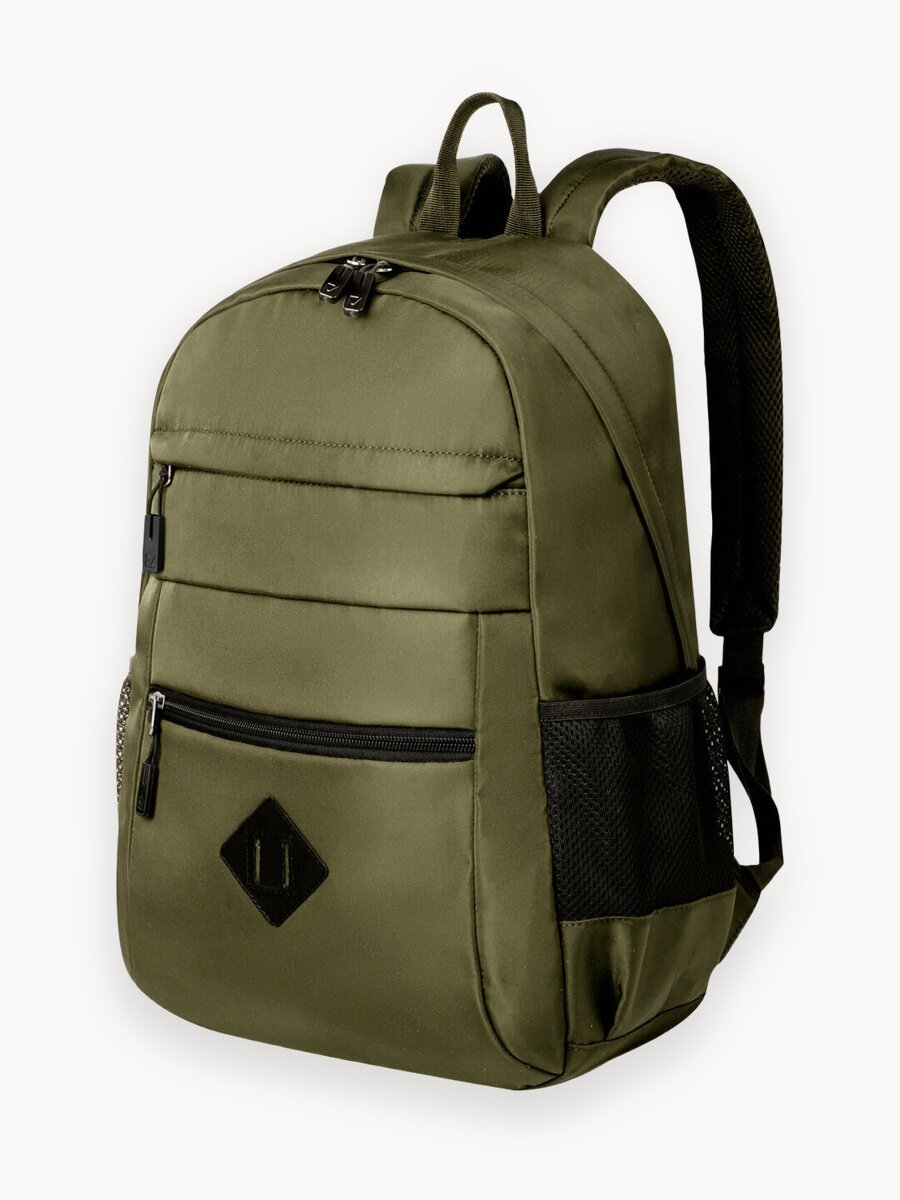 Рюкзак / ранец / портфель школьный для мальчика / девочки вместительный Brauberg Dynamic универсальный, эргономичный, хаки, 43х30х13см, 270804