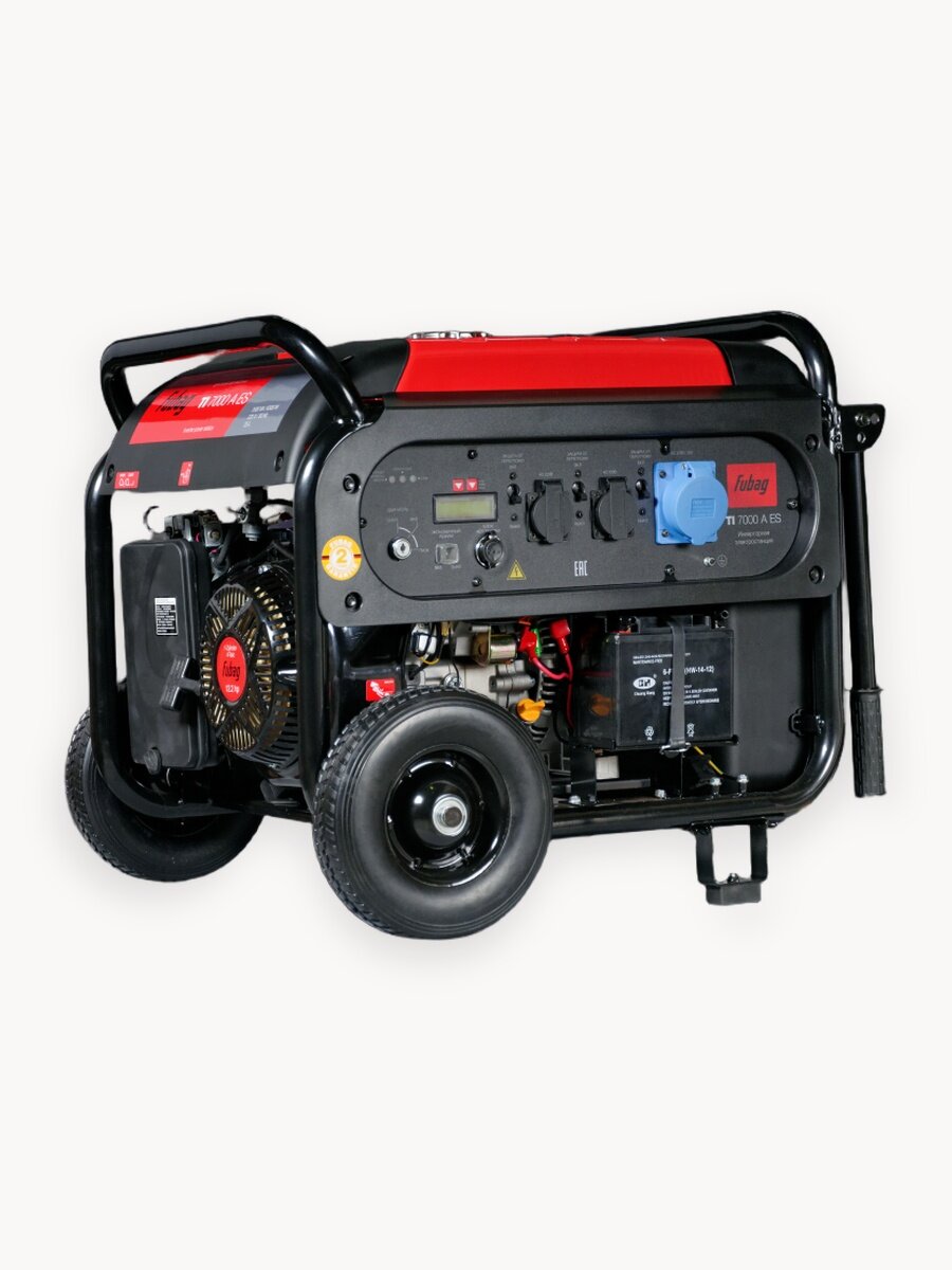 Генератор бензиновый инверторный FUBAG TI 7000 A ES, 7 кВт, однофазный, 220 В