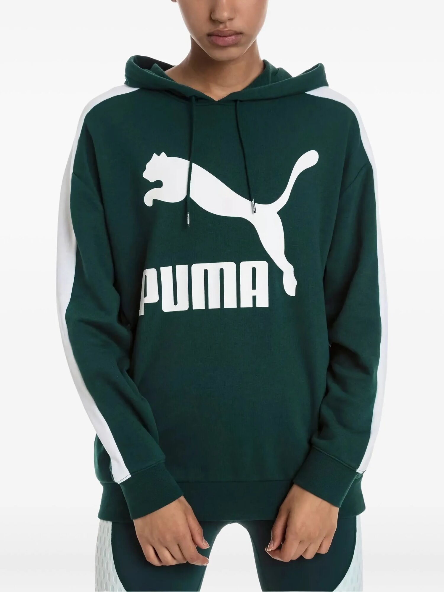 Худи PUMA, размер S, , green — фото 1