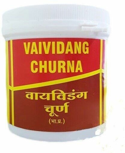 Вайвиданга Виданга Чурна Вьяс от паразитов, глистов, гельминтов Vaividanga Churna Vyas 200 гр.