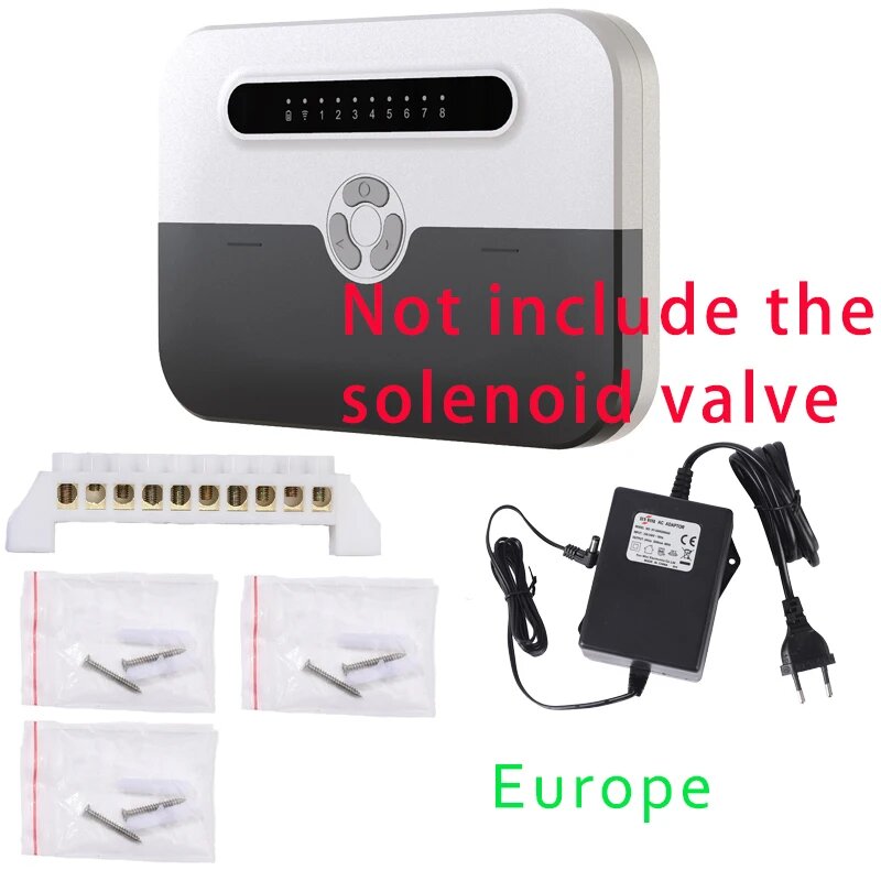 LEICTORY 8-канальный Wi-Fi контроллер полива 8waysEU