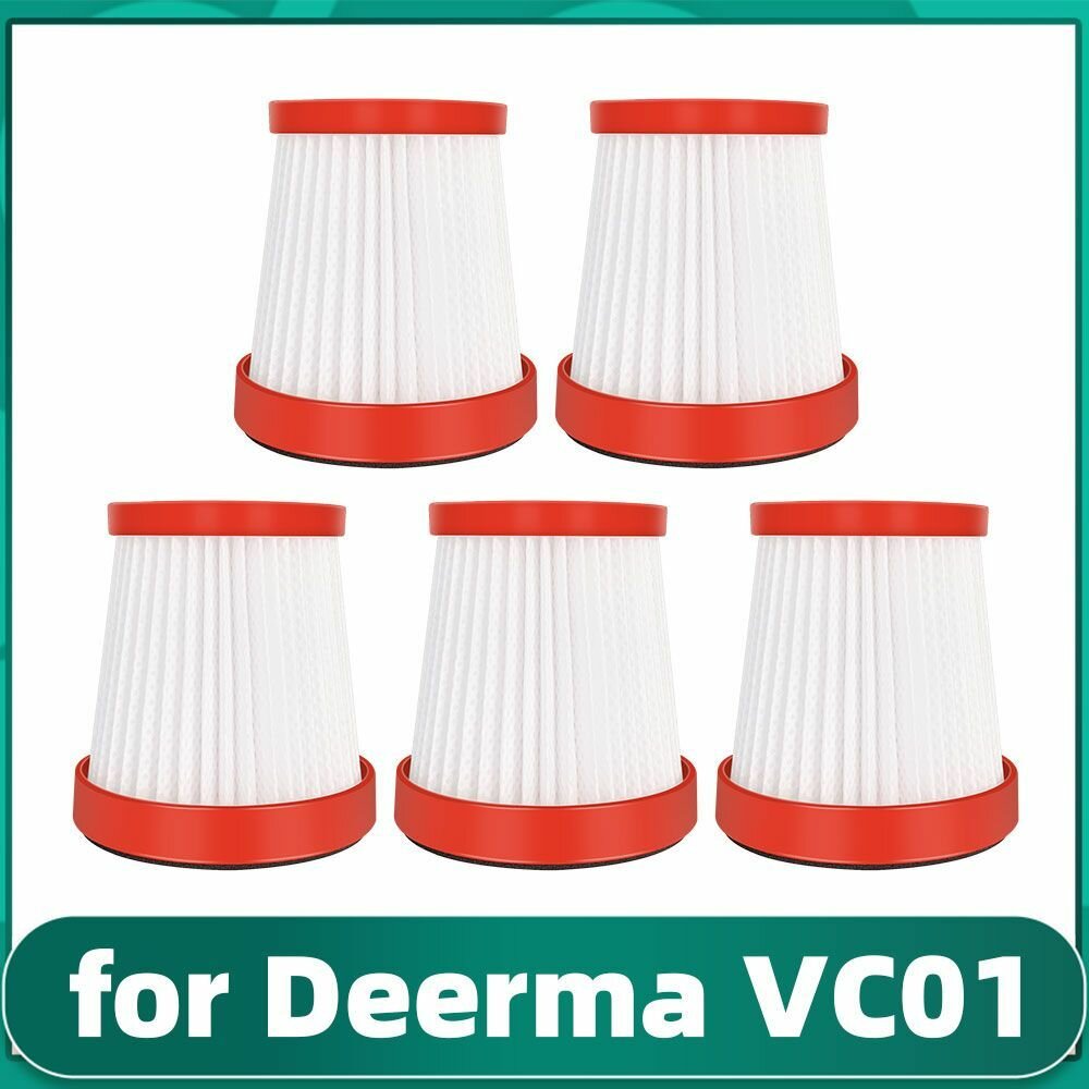 Фильтр Совместимость с Deerma VC01 / VC01 Max, аксессуары для ручного пылесоса, сменный фильтр, портативный пылесборник, домашний аспиратор