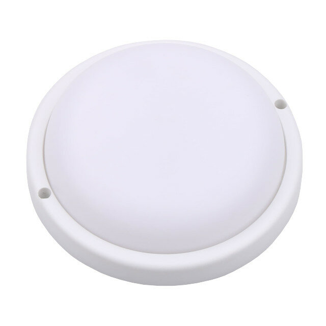 DE FRAN Жета светодиодный влагозащищённый светильник 18Вт 4000К IP54 круглый белый пластик