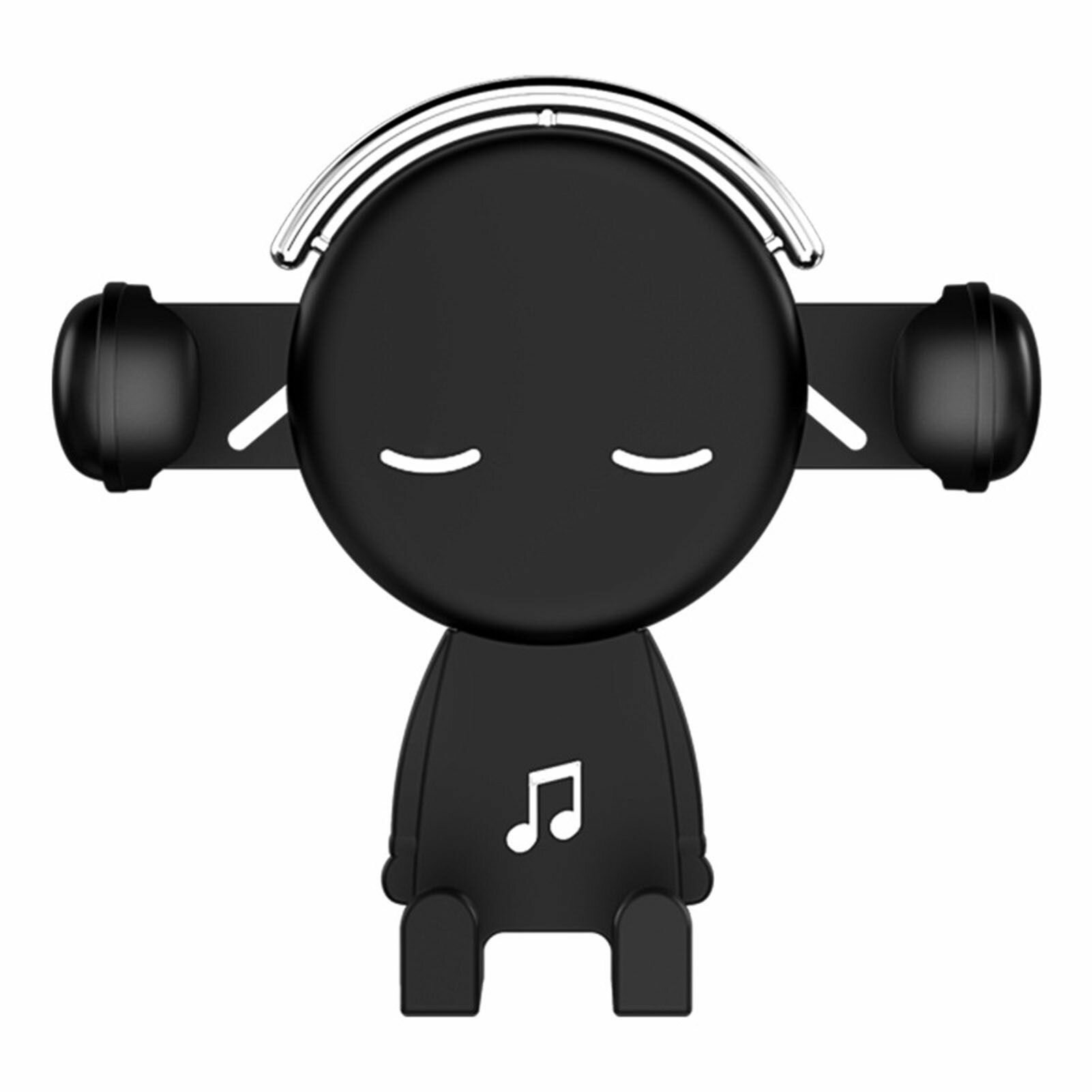 Универсальный автомобильный держатель для телефона с вентиляционным отверстием, крепление для мобильного телефона для всех автомобильных смартфонов, регулируемое вращение на 360 , черный