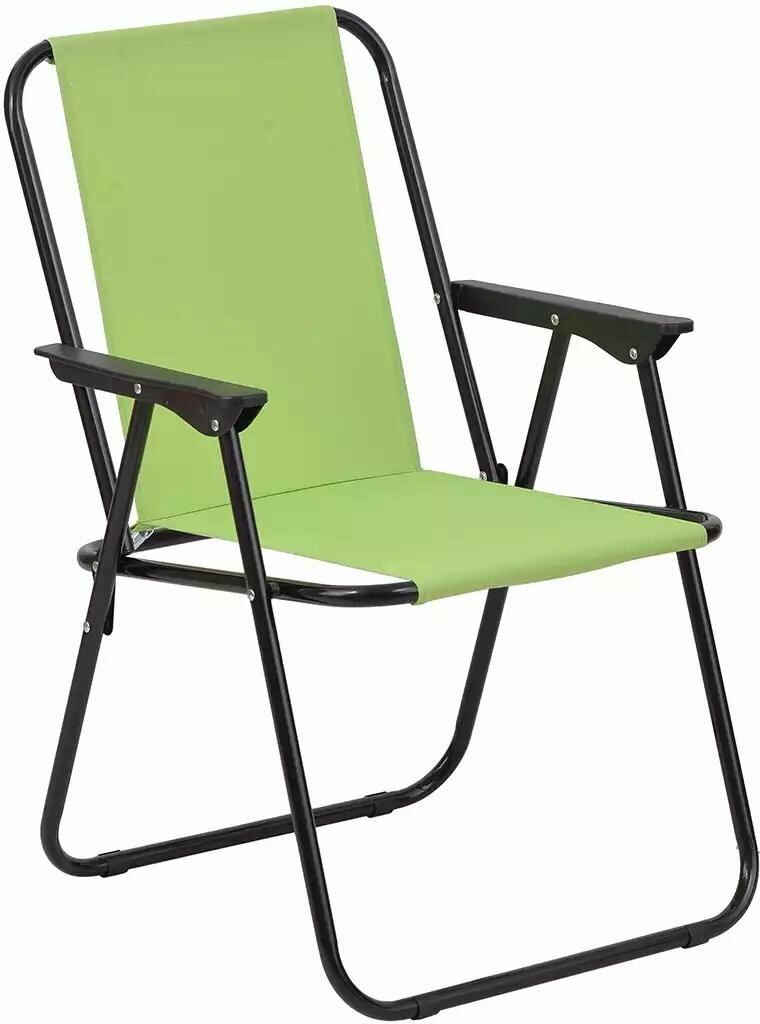 Складное кресло RUSH WAY металл, полиэстер, 51х38х74 см, зеленое
