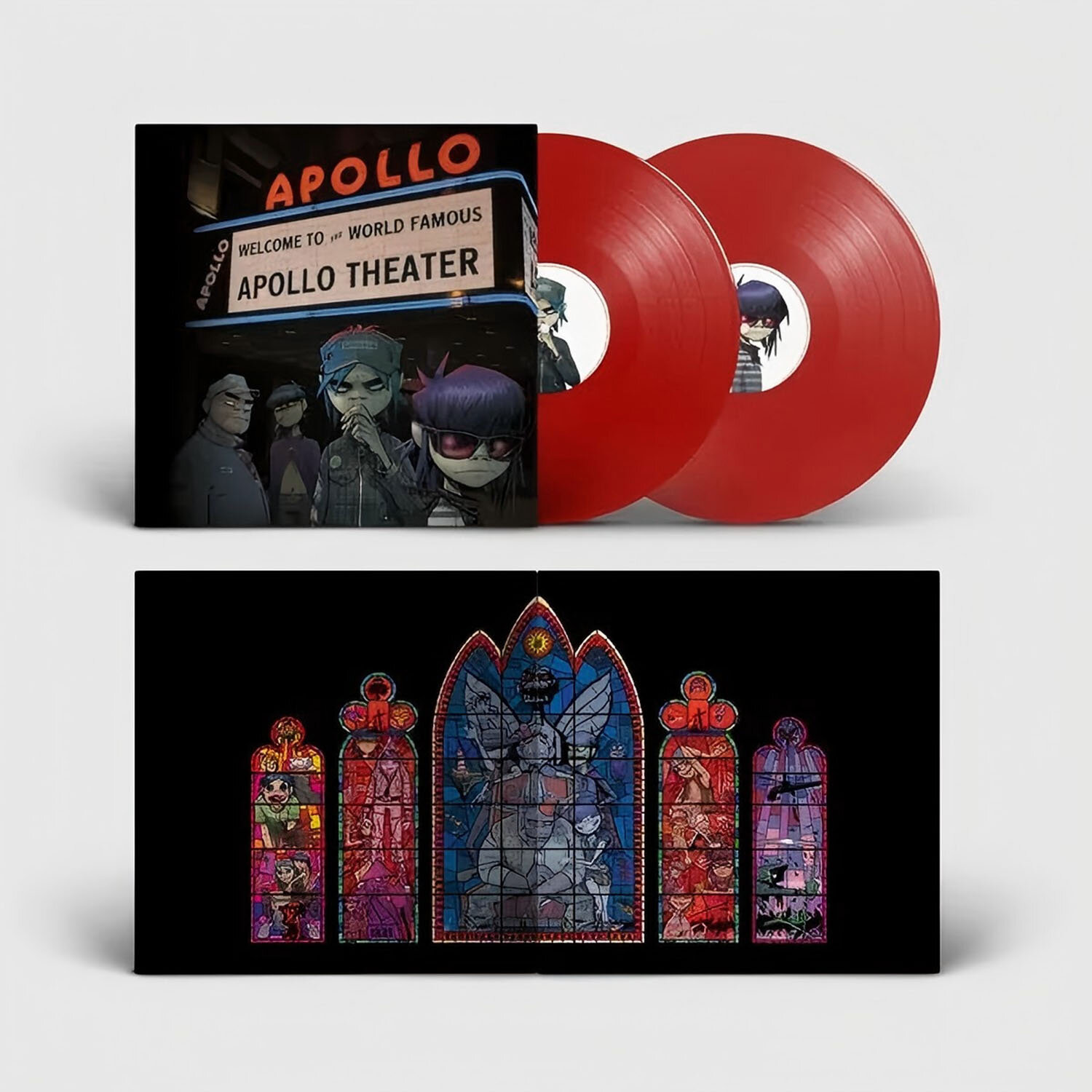 Gorillaz Demon Days: Live in Harlem (2LP, Красный винил, Ограниченное издание)