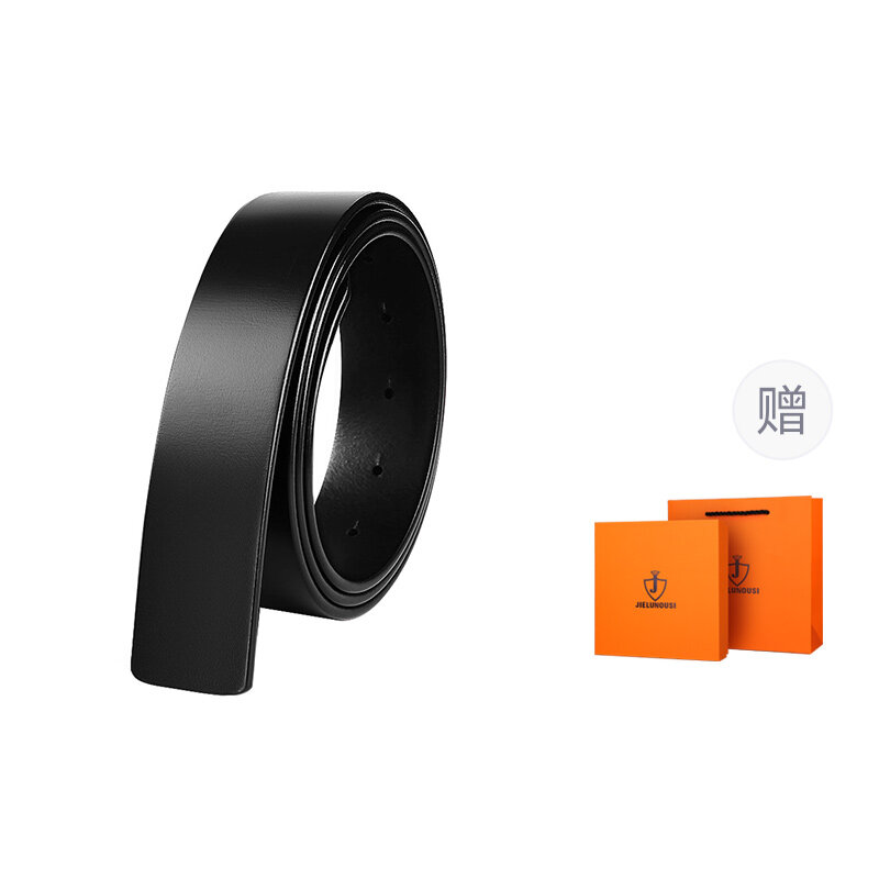 Jaylen Oos Top Grain Cow Leather Headless Leather Belts Men's 110cm