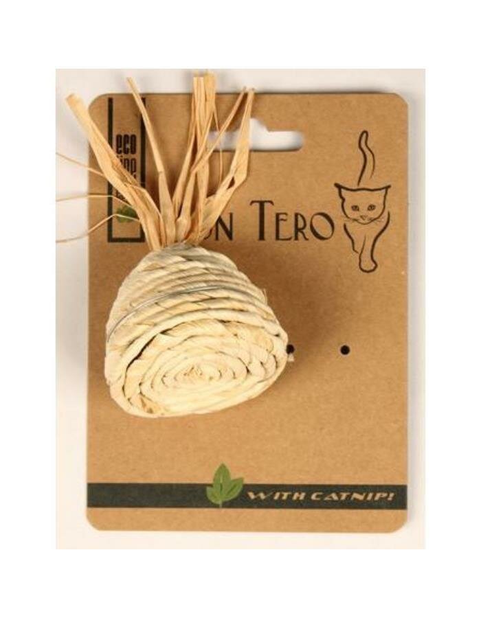 Мон Теро ЭКО игрушка для кошек "Пирамидка", 5 см, с кошач. мятой, бежевая XHC-2145