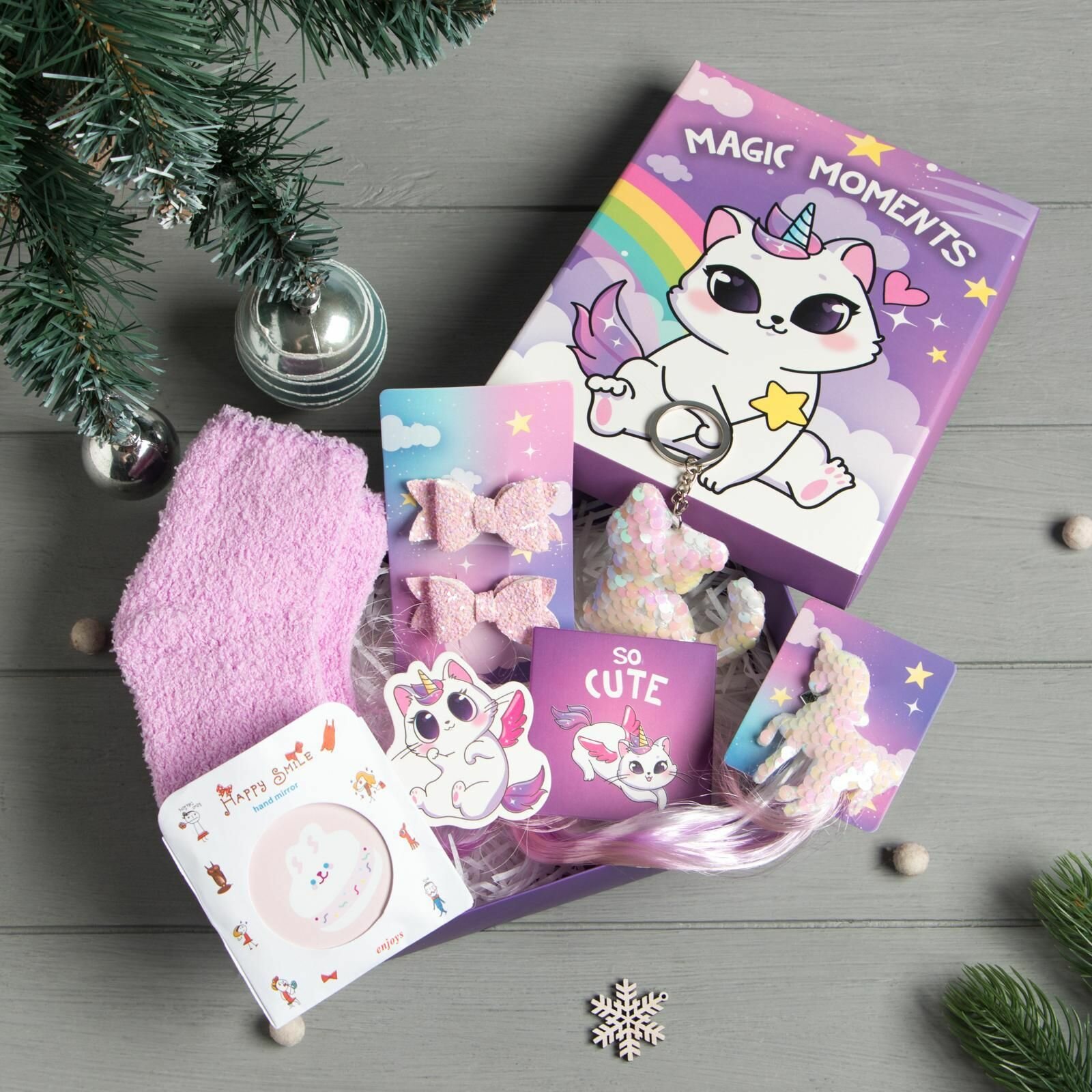 Набор подарочный KAFTAN Magic moments носки и аксессуары