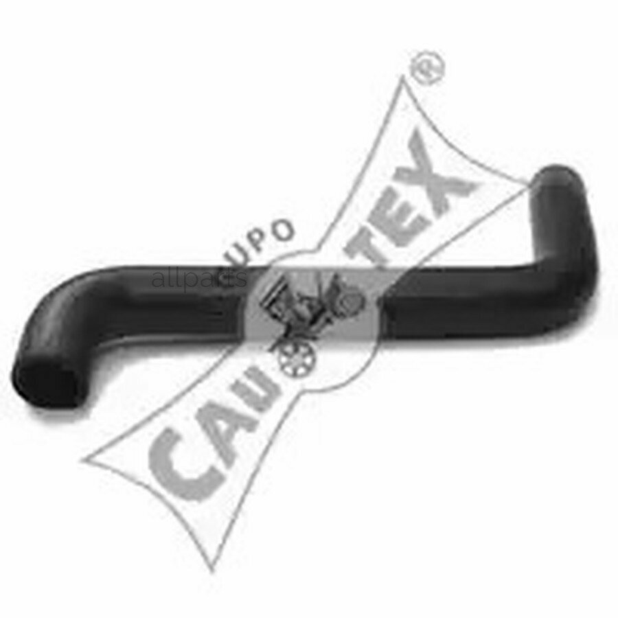 CAUTEX 466059 Патрубок системы охлаждения радиатора VOLKSWAGEN: JETTA II 1.6-1.6TD-1.8 85-93, GOLF II 1.6-1.6TD-1.8 83-92, с кондиционером