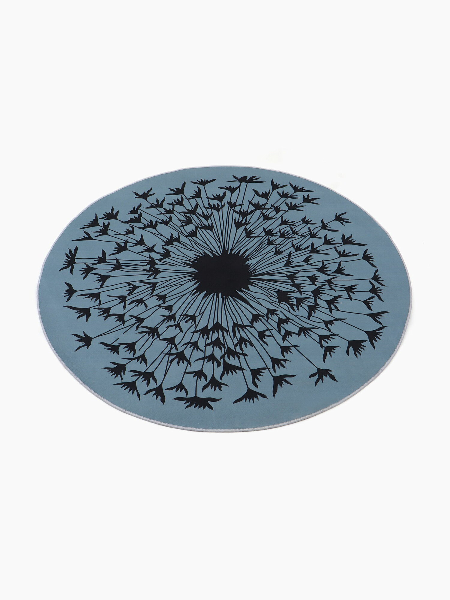 Ковёр "Этель. Одуванчик" d=120 см, 700 г/?2, сезон: весна, материал основы ковра: полиэстер