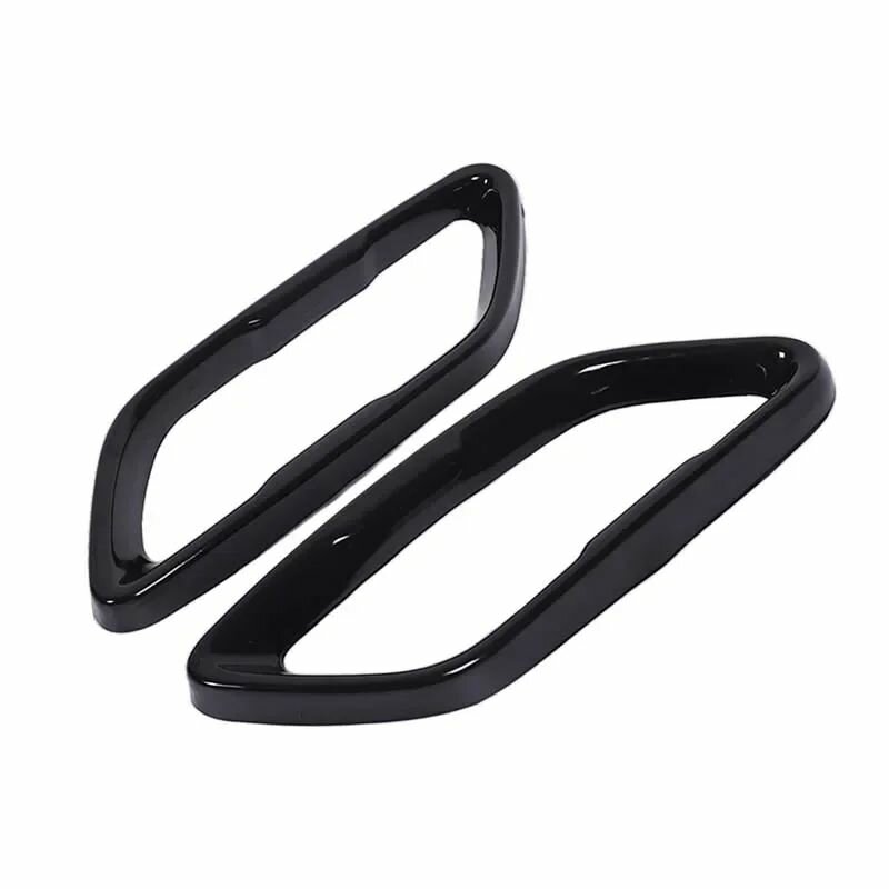 Черный нержавеющий стальной глушитель, для BMW 8 серии G14 G15 G16 2019-2025, внешние аксессуары.