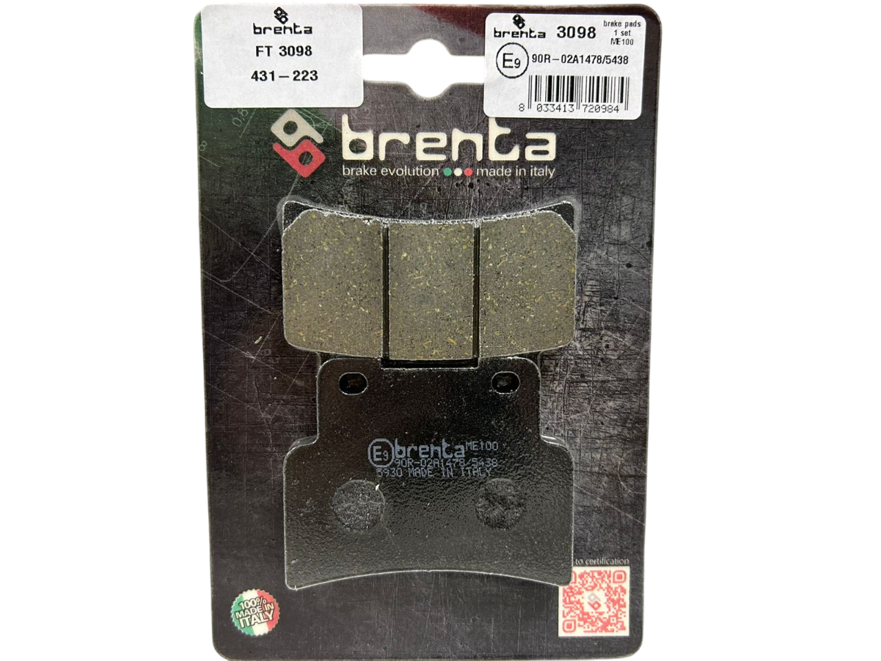 Тормозные колодки Brenta BR3098 (FT3098)
