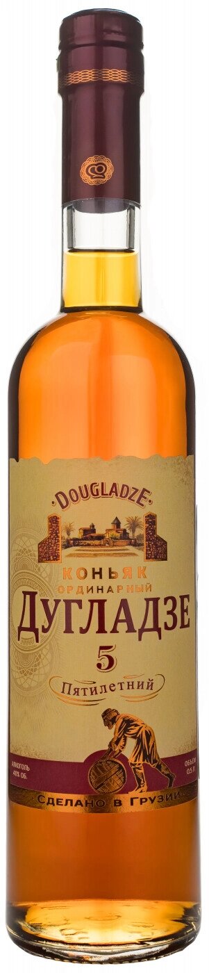 Коньяк "Дугладзе" 5-летний, 0.5 л