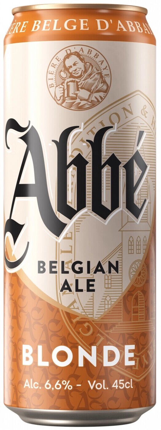 Пиво "Abbe" Blonde, in can, 0.45 л