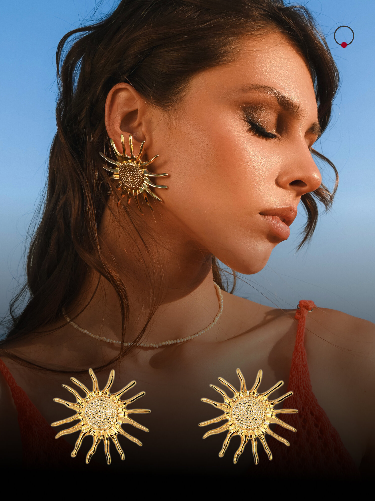 Серьги пусеты