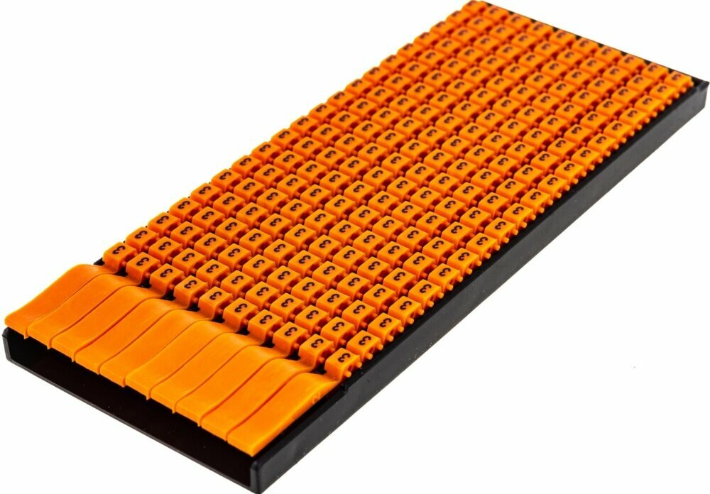 Маркер для кабеля 0.5-1.5мм символ «3» (уп.200шт) DKC MKF3S1