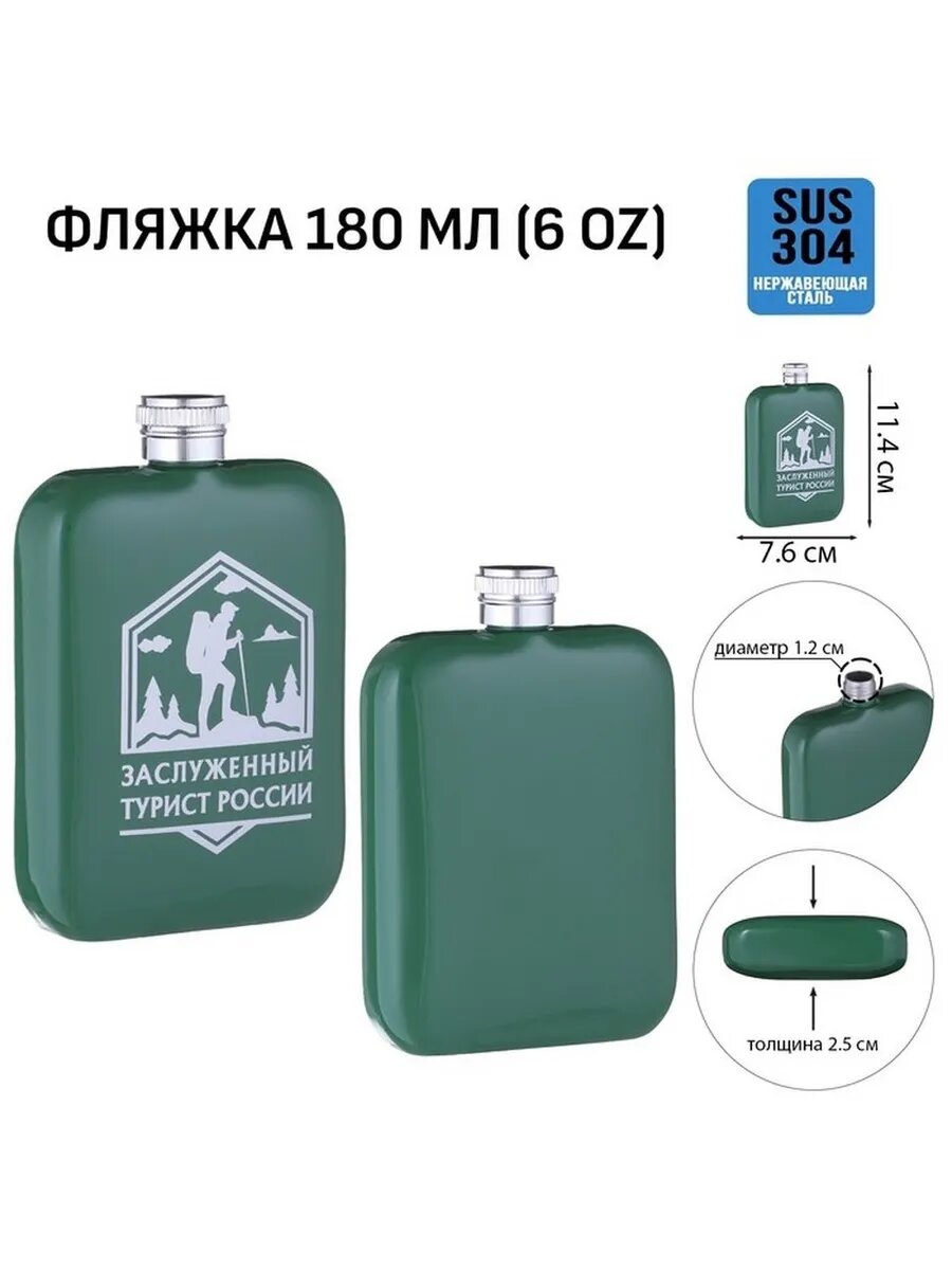 Стильная компактная фляжка для активных женщин