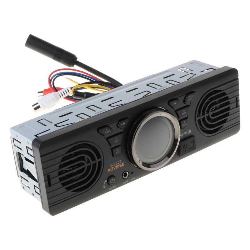 Новый многофункциональный автомобильный mp3-плеер 12 В FM Bluetooth-совместимый стерео RCA выход USB/TF-порт Электрический автомобильный динамик