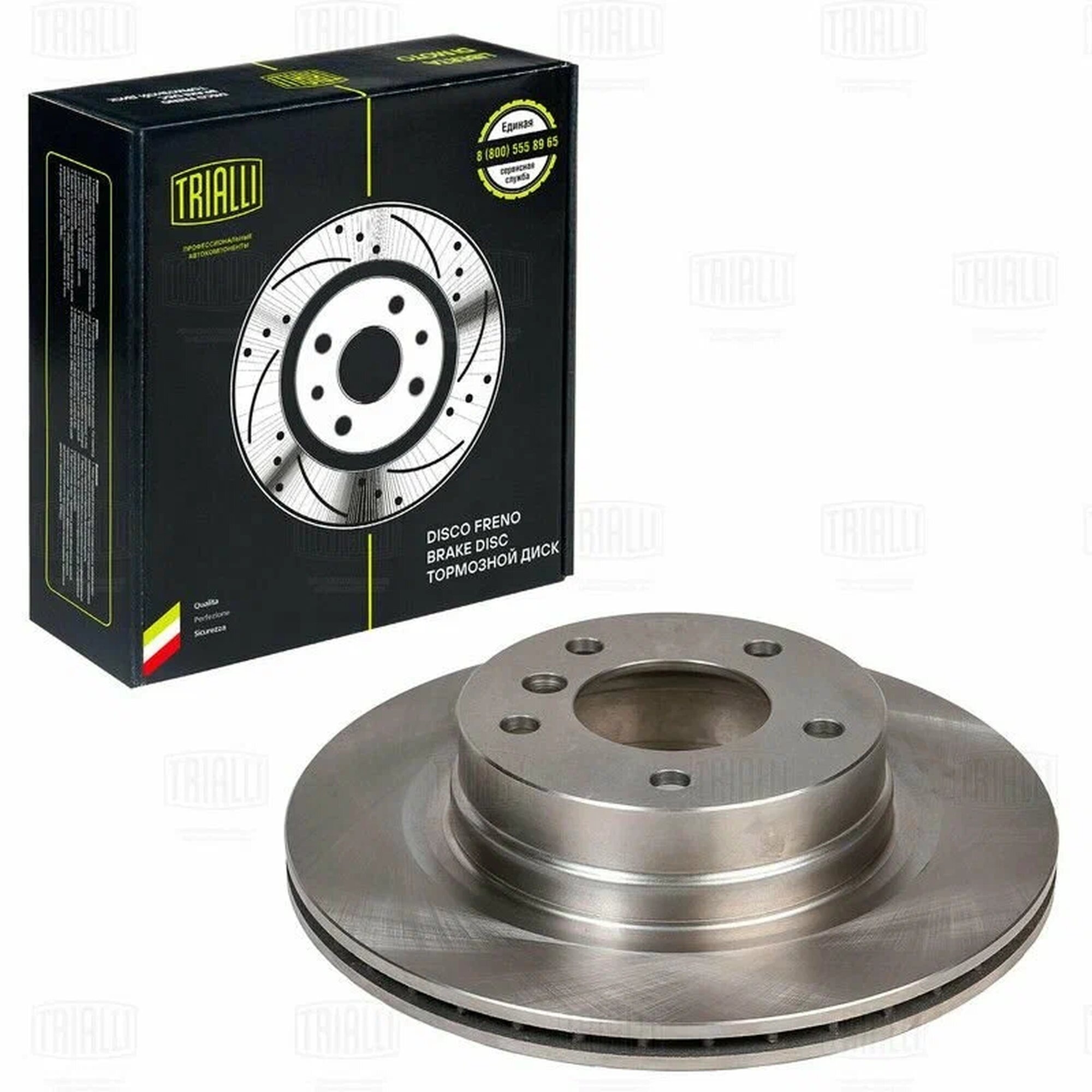 Диск тормозной задний для а/м BMW 3 (05-)/ 1 (04-), Trialli DF 261005