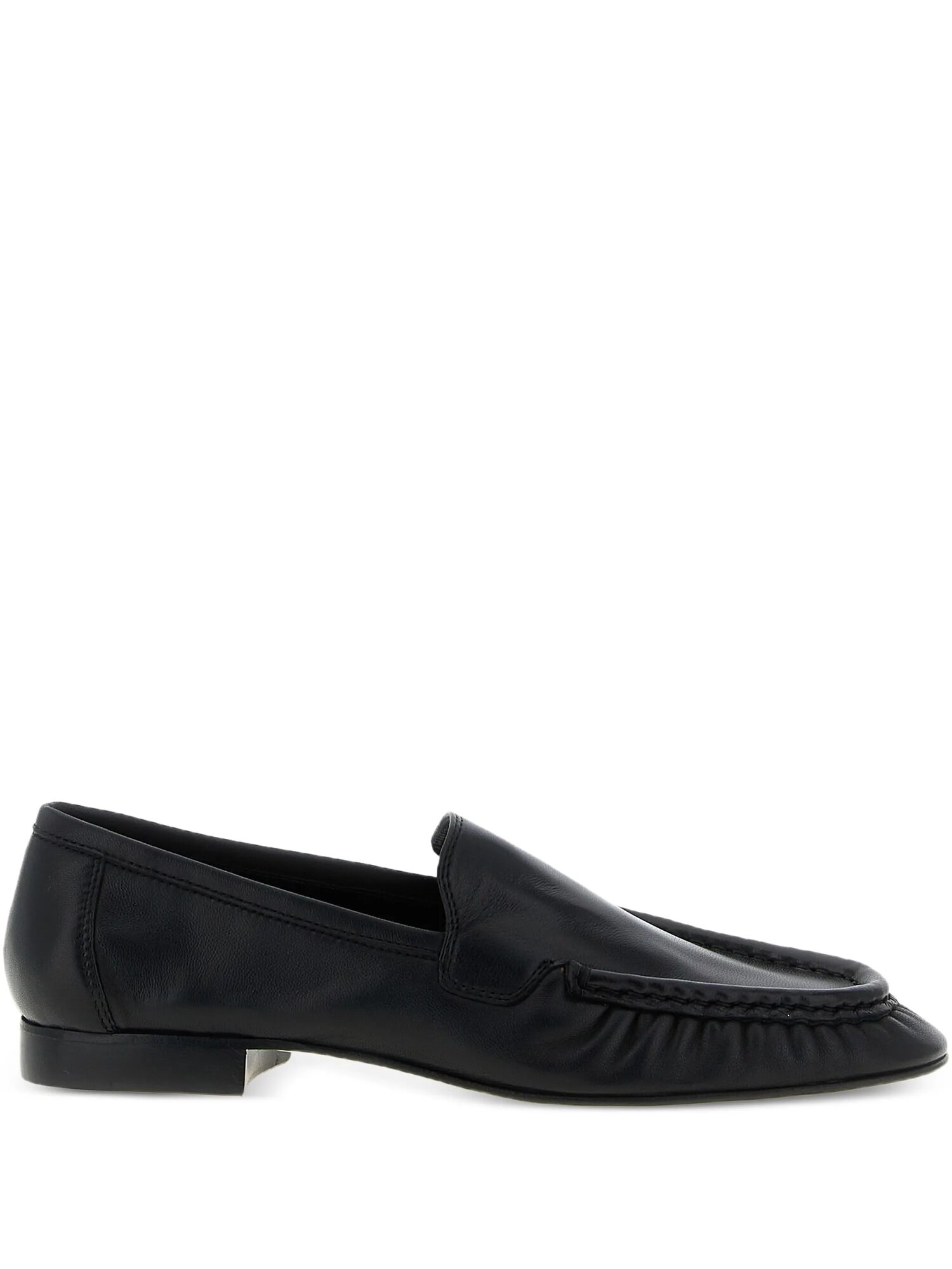 Лоферы Curled-toe leather loafers