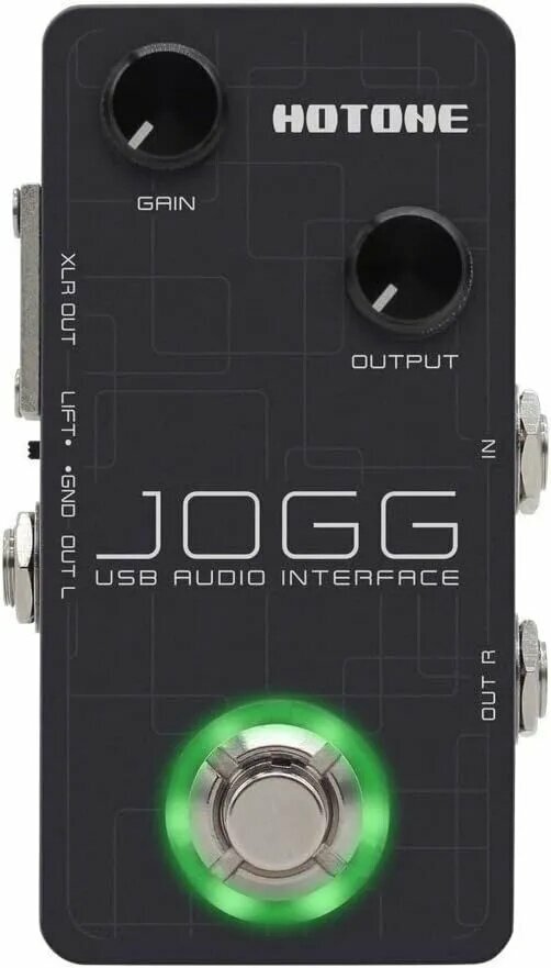 Hotone Jogg USB TIUA10Педаль звукового интерфейса