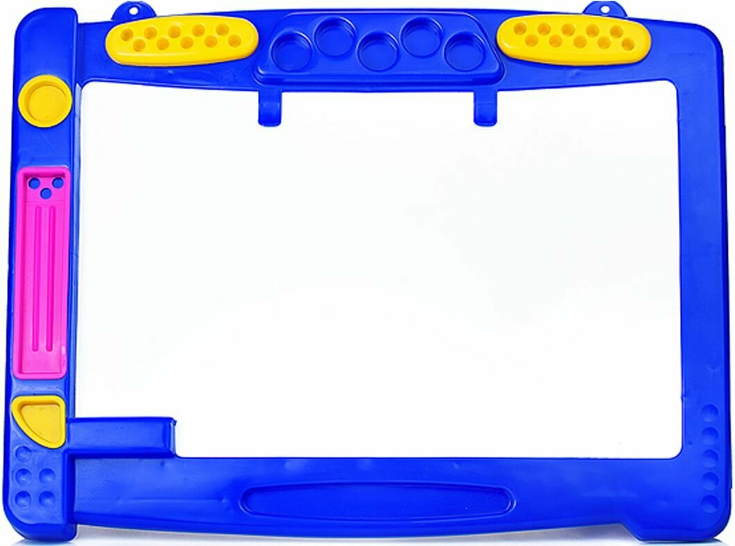 Магнтиная доска "Магнитишка" Т9 для рисования, набор для детского творчества, мольберт с маркерами и губкой