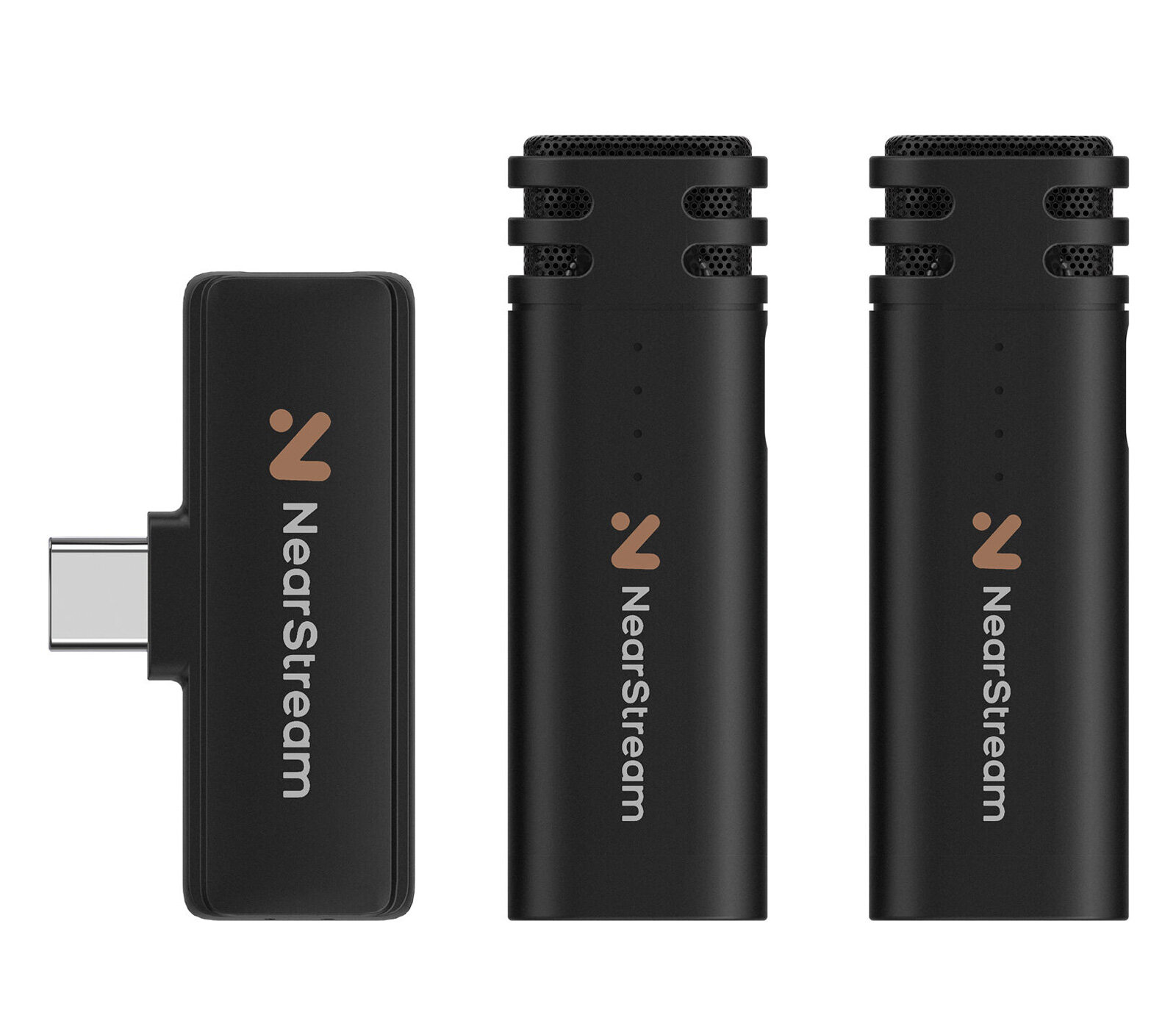 Беспроводная система Nearity NearStream AWM10T-P: 2 микрофона, приемник USB-C + адаптер Lightning