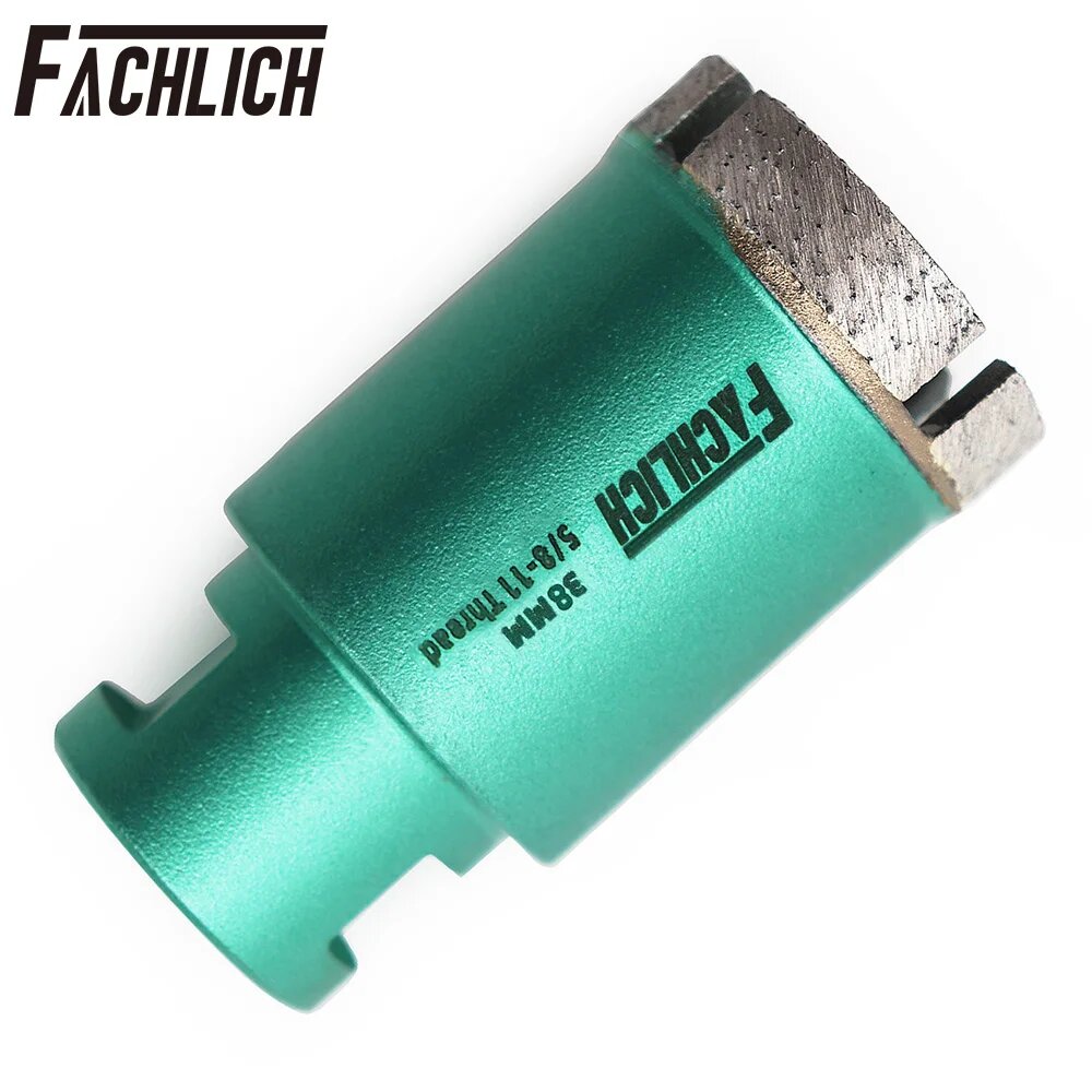 Алмазное колонковое буровое долото FACHLICH 20-75 мм, 5/8-11