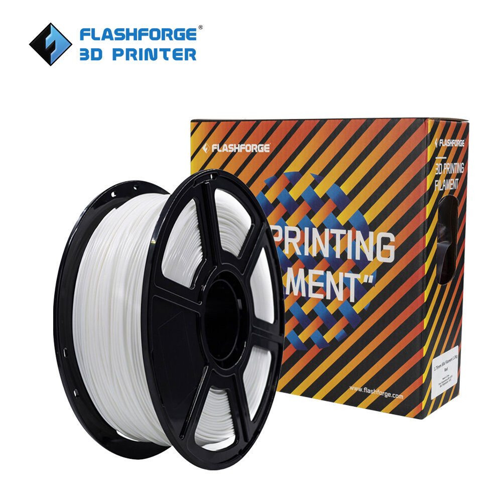 Филамент FLASHFORGE PLA Материалы расходные для 3D-принтера 1.75mm 1 кг Белый Плавная печать сильная устойчивость