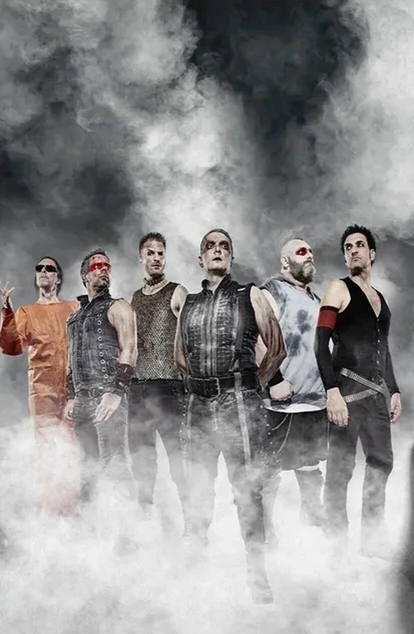 Плакат, постер Rammstein метал-группа. Рамштайн на бумаге, размер 21х30см