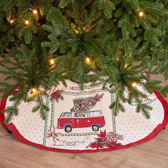 Юбка для елки Christmas Bus 100 см, Due Esse Christmas, XNA17000771-3