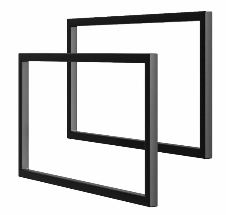 Крепление для столешницы 1Marka Grunge Loft 480х230 мм черное 2 шт