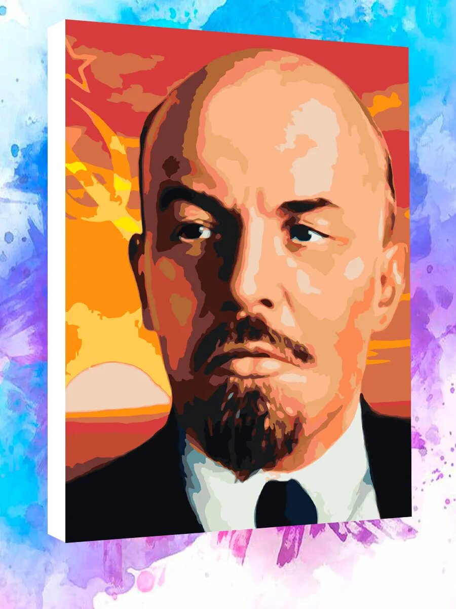 Картина по номерам Ленин СССР_Россия_Советский_союз