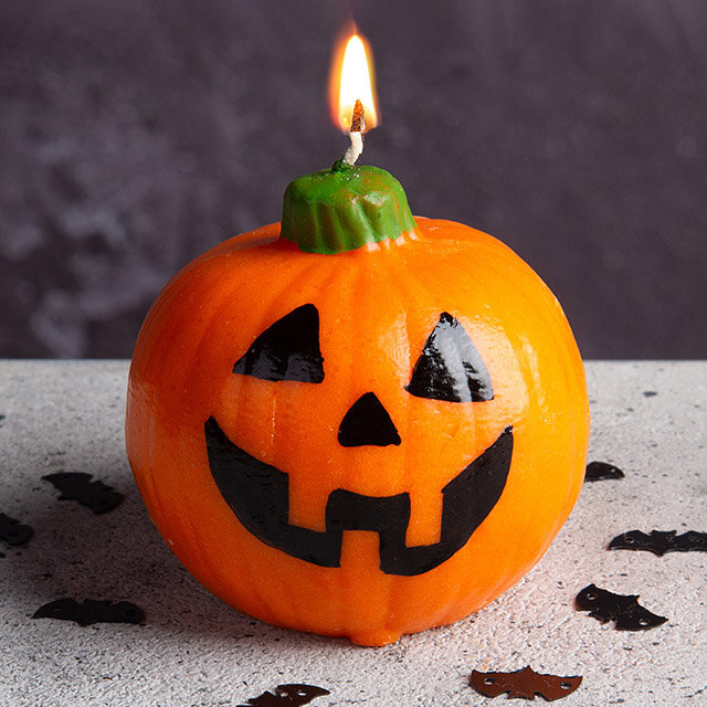 Декоративная свеча Джек-фонарь 6 см, Омский Свечной, 1580-свеча